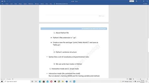 03 Introduction To Python And Script Mode Vs Interactive Mode Youtube