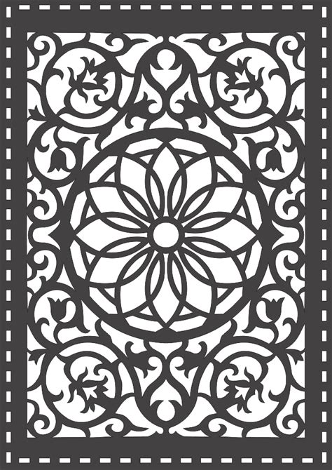 Dxf Of Laser Cut Cnc Vector Dxf File Cnc Cutting Design Laser