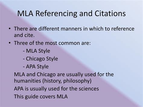 PPT MLA REFERENCING AND CITATIONS POWERPOINT GUIDE PowerPoint Presentation ID 6868002 PPT MLA REFERENCING AND CITATIONS POWERPOINT GUIDE PowerPoint Presentation ID 6868002