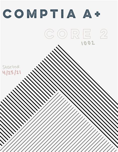 Comp TIA A Core Notes Started Questions Minutes Passing