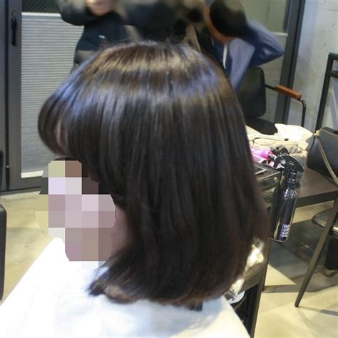 퍼스트제이헤어 숏컷 기장에서 단발 기장 붙임머리 하셨어요🤗 붙임머리라고 다 길게만 하는건