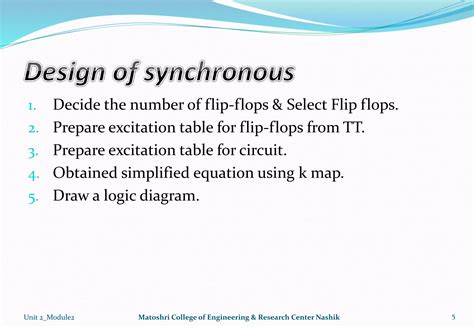 Module2 Design Of Synchronous And Asynchronous Counter Pptx