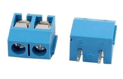 Blue Pin Screw Terminal Block Connector Mm Pitch