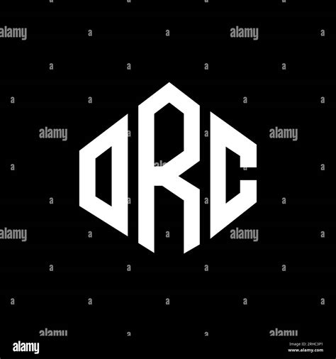 Orc Letter Logo Design With Polygon Shape Orc Polygon And Cube Shape