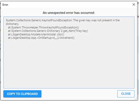 New Bug Out Of Nowhere · Issue 36 · Libgenappslibgendesktop · Github