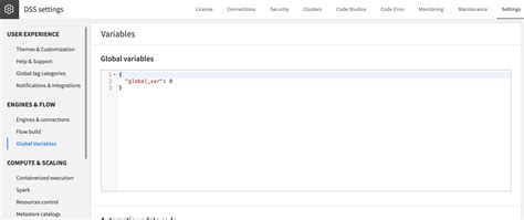 Invalid Argument When Using If Statement On Global Variable — Dataiku Community