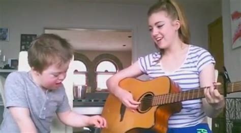 Sister Sings Touching Duet With Her Younger Brother Who Has Down Syndrome