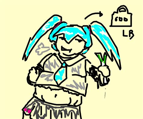 Miku Does A Backflip Drawception