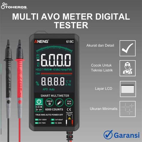 Promo Multi Avo Meter Digital Tester Multitester Avometer Multimeter Diskon 23 Di Seller Cv