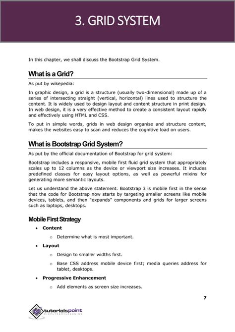 Bootstrap Tutorial Pdf