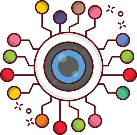 Eye Networking Digital Graphic Intelligence Vector Digital Graphic