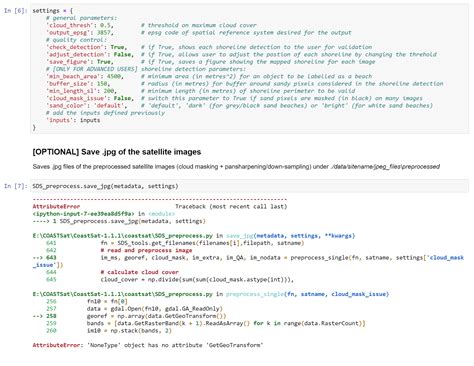 Merging Issue In Sentinel Msi Data · Issue 207 · Kvoscoastsat · Github