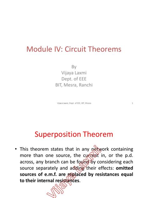 Analysis Of Circuit Theorems And Their Applications To Solve Complex Circuit Problems Pdf