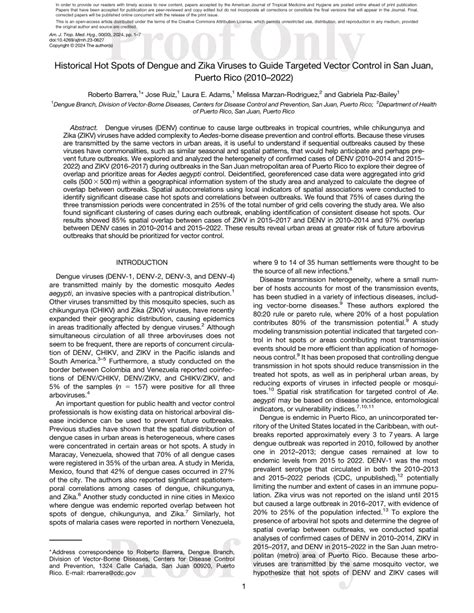 Pdf Historical Hot Spots Of Dengue And Zika Viruses To Guide Targeted