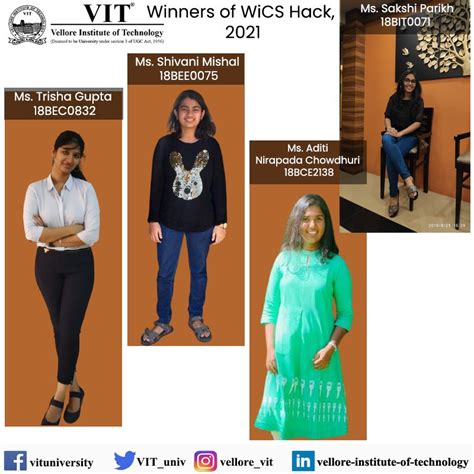 Aditi Chowdhuri On Linkedin Finally Vit Recognised Us