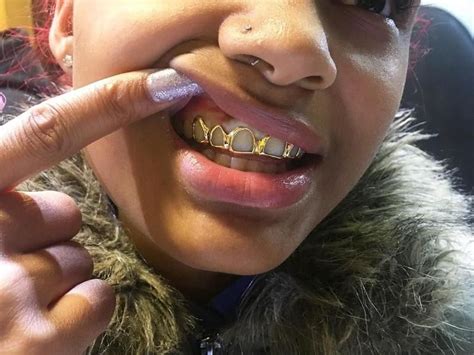 Open Face Grillz With Fangs At Dean Ransford Blog