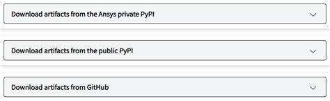 collapsible sections — pyansys developer s guide