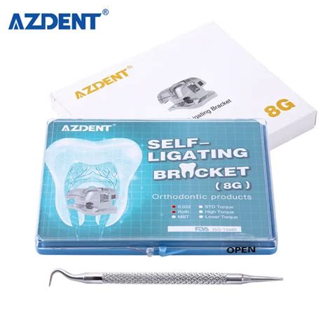 Azdent Dental 8g Roth Mbt Std High Lower Torque 022 Orthodontic Self
