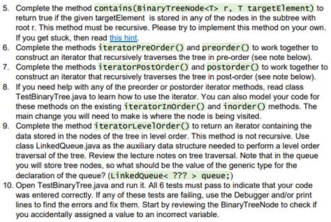 1 Open Linkedbinarytreejava Note That There Are