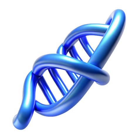 Serene Minimalist A Dna Double Helix Glowing Blue Professional 59625058 Png