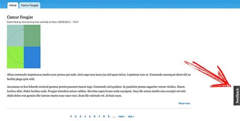 add a floating feedback button in drupal 7 ostraining
