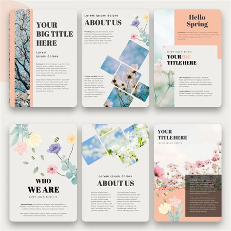 Hello Spring PowerPoint Template MasterBundles