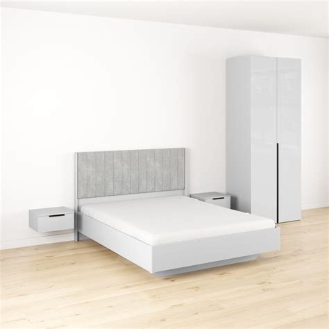 Комплект для спальни Адажио №4 Серый матовый Clarins 900 купить в Москве — цена от