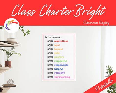 Class Charter Poster Classroom Resources In This Classroom We Are Teaching Resources