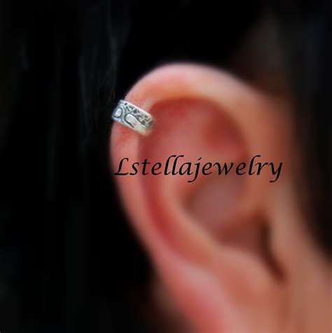 Tree Ear Cuff Tree Of Life Conch Ear Cuff Helix Tree Etsy