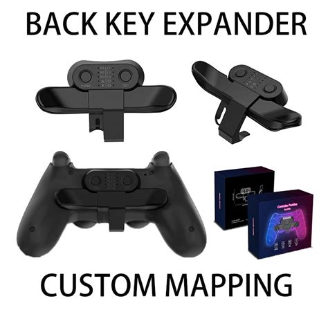 paddles ps4 button attachment joystick rear button with turbo key