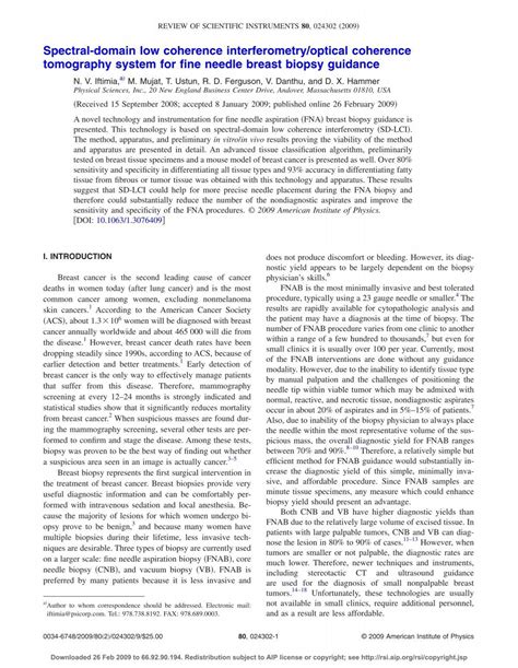 Spectral Domain Low Coherence Interferometry Optical Coherence