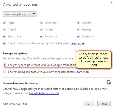 How To Reset Sync For Google Chrome