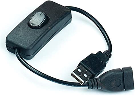 Amazon Com JBtek Male To Female USB Cable With ON Off Switch Easy Start Reboot For Raspberry