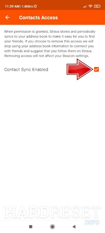 How To Turn Off Sync Contacts On Strava