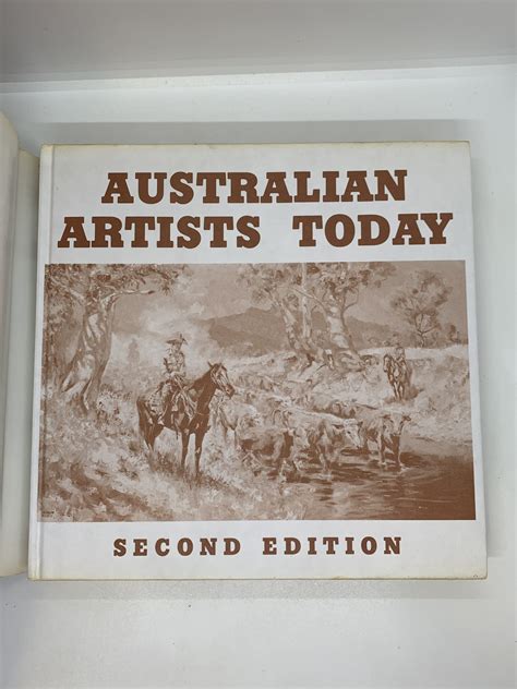Australian Artists Today Second Edition Norris 1979 Hard Cover