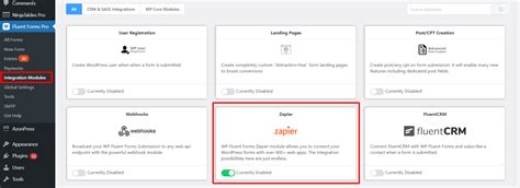 zapier integration with wp fluent form