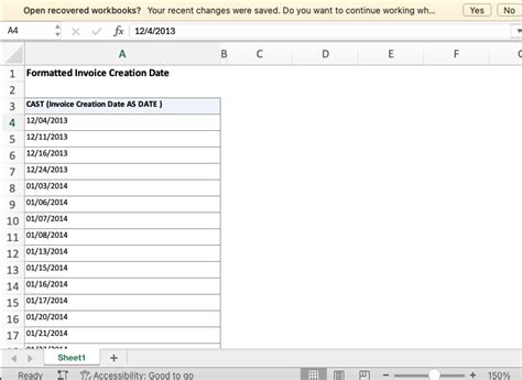 Issue With Date Format In Otbi Report Export To Excel — Oracle