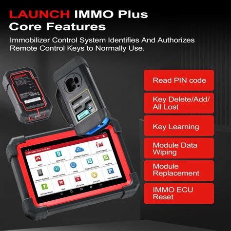 Launch X431 IMMO Plus Key Programmer 3 In 1 IMMO Clone Diagnostics Functions Global Version