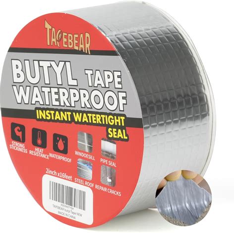 Tapebear Butyl Tape Waterproof Sealing Tape 50mm X 5m Upgraded