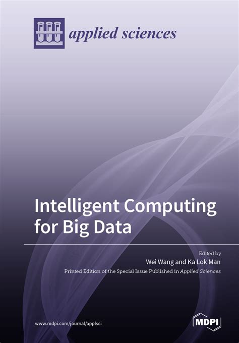 Intelligent Computing For Big Data Mdpi Books