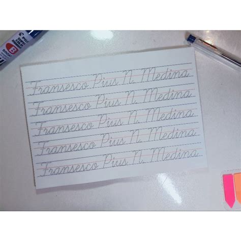 Cursive Name Tracing Cursive Alphabet Tracing Activity Worksheet