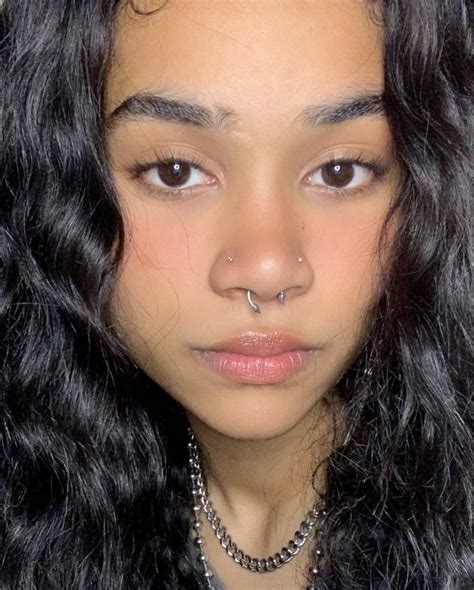 Double Nose Piercing And Septum