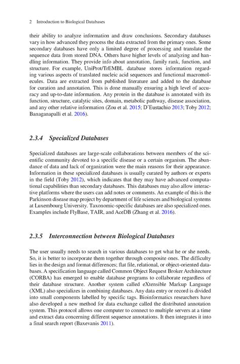 Essentials Of Bioinformatics Notes 7 2 Introduction To Biological