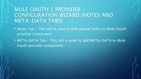 Mule Oauth 2 Provider Module Ppt