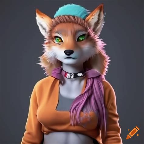 Female Anthro Fox
