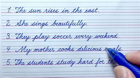 Cursive Writing Worksheets Sentences Downunder Copywork Printing