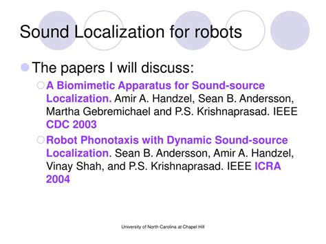 Ppt Spatial Sound Localization For Robots Powerpoint Presentation