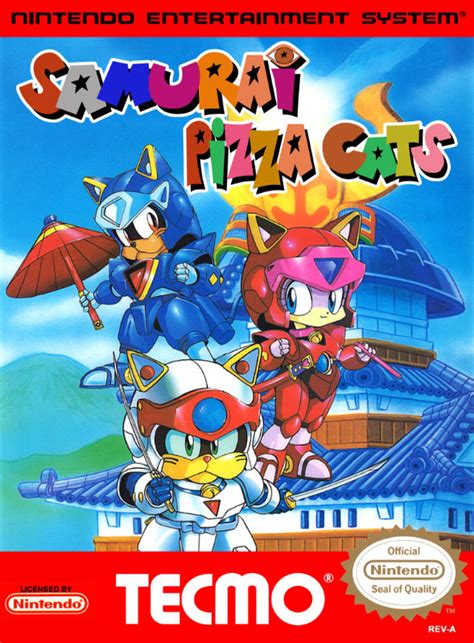 Samurai Pizza Cats Nes Cover Art By Ryanmlinn On Deviantart