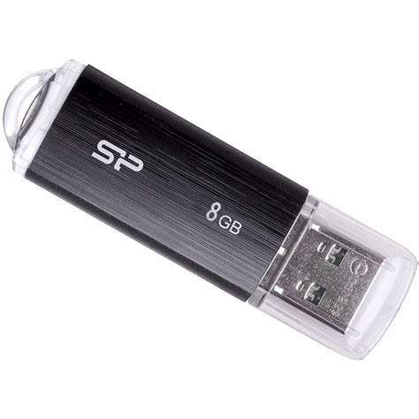 Silicon Power flash drive 8GB Ultima U02, black - USB flash drives ...