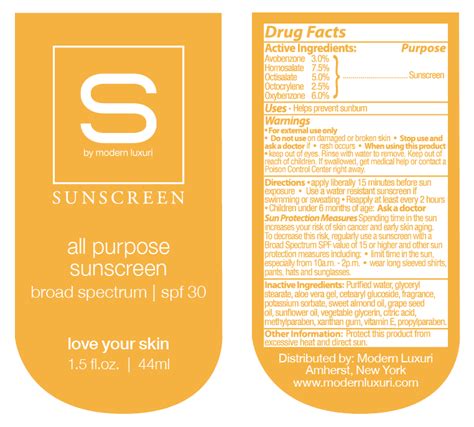 Ml Sunscreen Label In 2025 Bottle Label Design Ingredient Labels